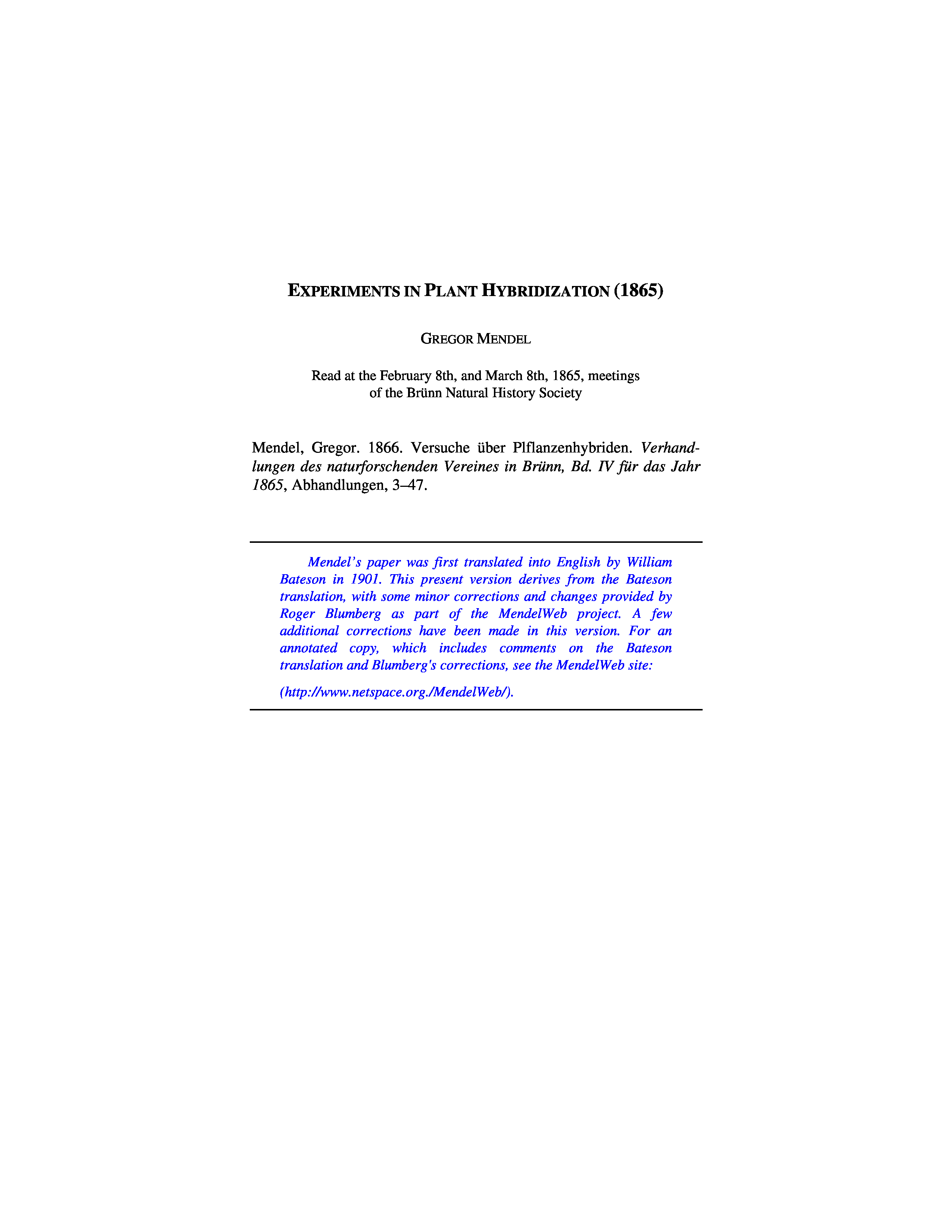 Cell Biology, Genetics & Neuroscience | Narratives & Key Experiments